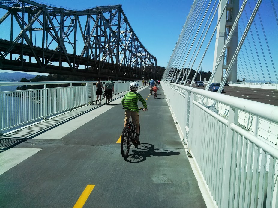 Biking with East Bay kids on the Bay Bridge - 510 Families