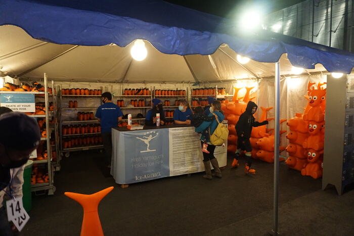 Ice Skating at the Kristi Yamaguchi Holiday Ice Rink at City Center in ...